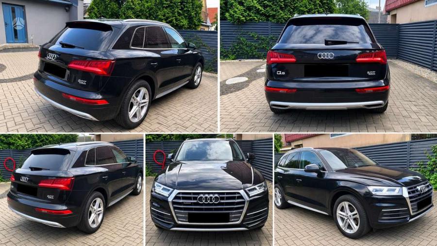 Melns Audi Q5 2018 Panevēža, ar dzinēja tilpumu 1.98 L un nobraukumu 69 tūkst. km par 15900 €, foto 1 vietnē AUTOMOTO.COM.LV