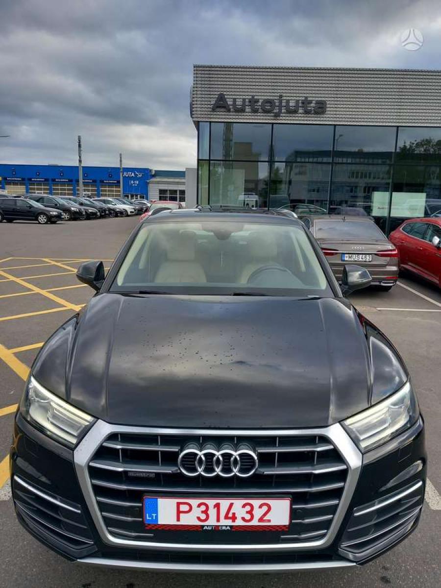 Black Audi Q5 2018 in Kaunas, with an engine capacity of 1.98 L and mileage of 150 thousand km for 20800 €, photo 3 on AUTOMOTO.COM.LV