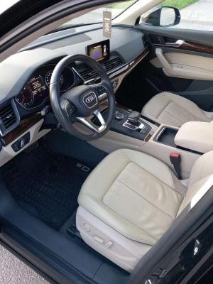Black Audi Q5 2018 in Kaunas, with an engine capacity of 1.98 L and mileage of 150 thousand km for 20800 €, photo 15 on AUTOMOTO.COM.LV
