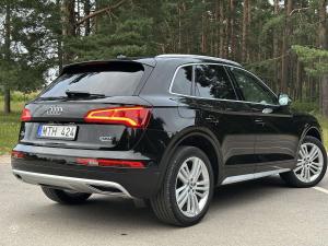 Black Audi Q5 2018 in Kaunas, with an engine capacity of 1.98 L and mileage of 114 thousand km for 22300 €, photo 6 on AUTOMOTO.COM.LV