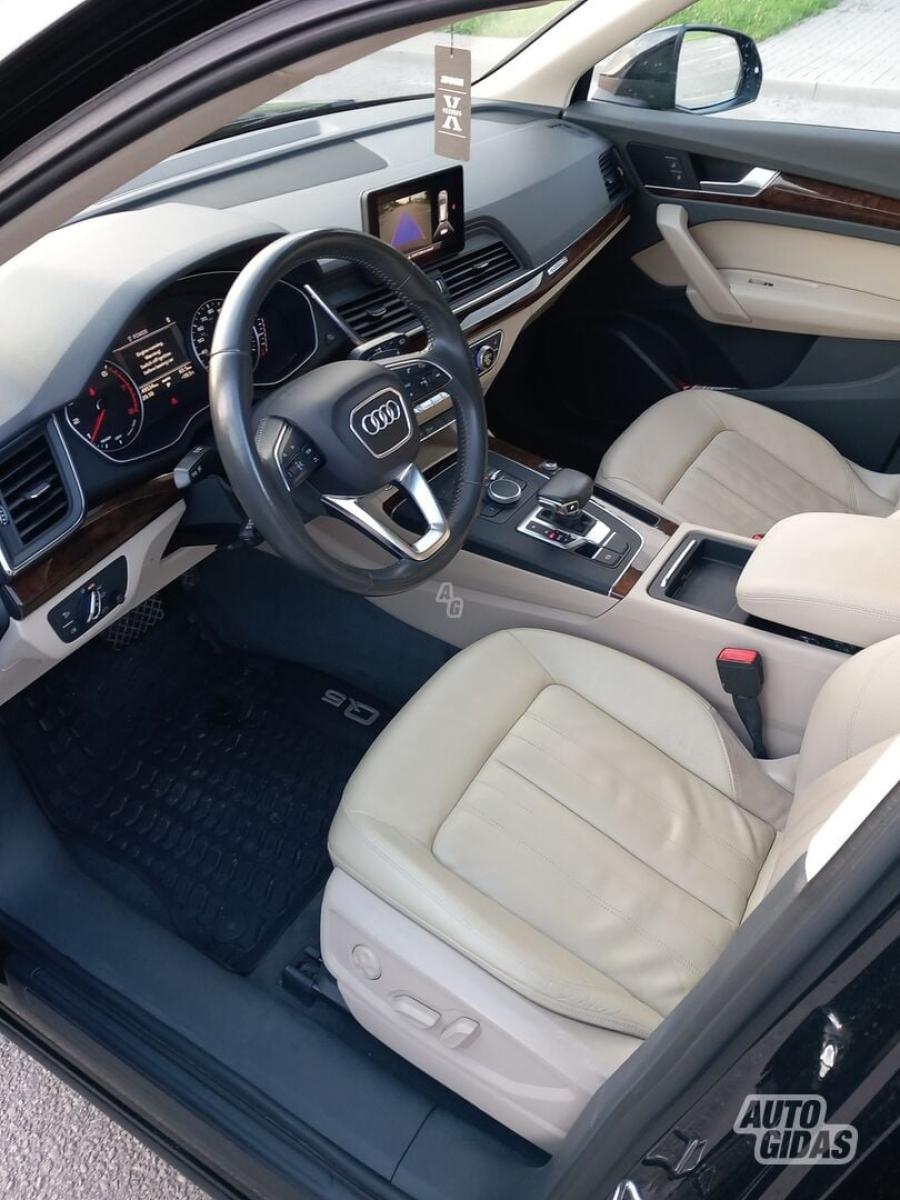 Melns Audi Q5 2018 Kauņa, ar dzinēja tilpumu 2.00 L un nobraukumu 150 tūkst. km par 20800 €, foto 18 vietnē AUTOMOTO.COM.LV