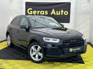 Black Audi Q5 2018 in Vilnius, with an engine capacity of 2.00 L and mileage of 55 thousand km for 22800 €, photo 4 on AUTOMOTO.COM.LV