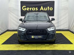 Black Audi Q5 2018 in Vilnius, with an engine capacity of 2.00 L and mileage of 55 thousand km for 22800 €, photo 8 on AUTOMOTO.COM.LV