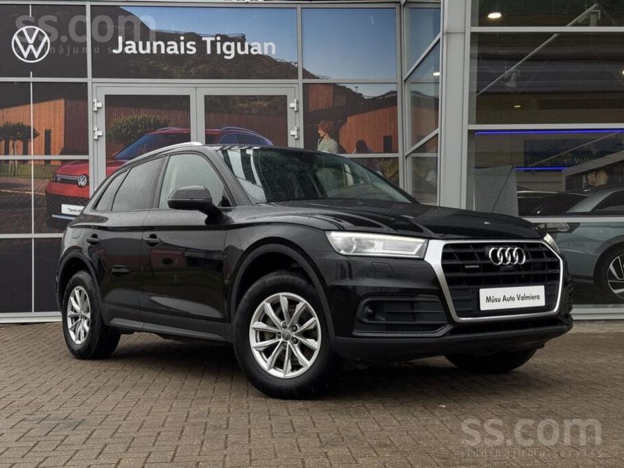 Black Audi Q5 2019 in Valmiera, with an engine capacity of 2.00 L and mileage of 181 thousand km for 26900 €, photo 1 on AUTOMOTO.COM.LV
