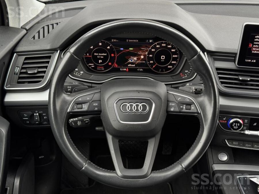Black Audi Q5 2019 in Valmiera, with an engine capacity of 2.00 L and mileage of 181 thousand km for 26900 €, photo 8 on AUTOMOTO.COM.LV