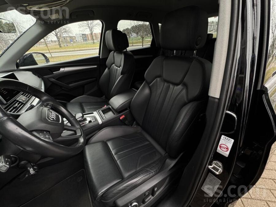 Black Audi Q5 2019 in Valmiera, with an engine capacity of 2.00 L and mileage of 181 thousand km for 26900 €, photo 12 on AUTOMOTO.COM.LV