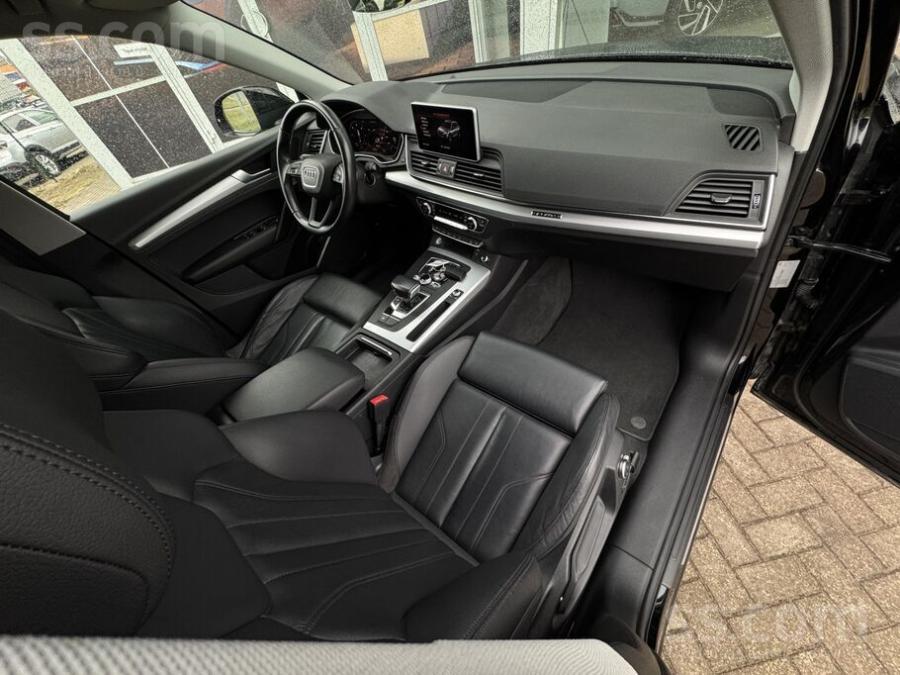 Black Audi Q5 2019 in Valmiera, with an engine capacity of 2.00 L and mileage of 181 thousand km for 26900 €, photo 21 on AUTOMOTO.COM.LV