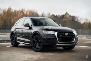 Melns Audi Q5 2019 Viļņa, ar dzinēja tilpumu 1.97 L un nobraukumu 196 tūkst. km par 22500 €, foto  vietnē AUTOMOTO.COM.LV