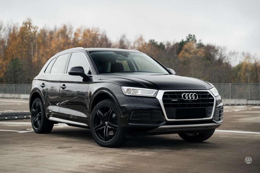 Melns Audi Q5 2019 Viļņa, ar dzinēja tilpumu 1.97 L un nobraukumu 196 tūkst. km par 22500 €, foto 1 vietnē AUTOMOTO.COM.LV