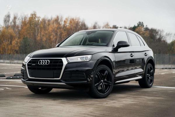 Black Audi Q5 2019 in Vilnius, with an engine capacity of 1.97 L and mileage of 196 thousand km for 22500 €, photo 3 on AUTOMOTO.COM.LV