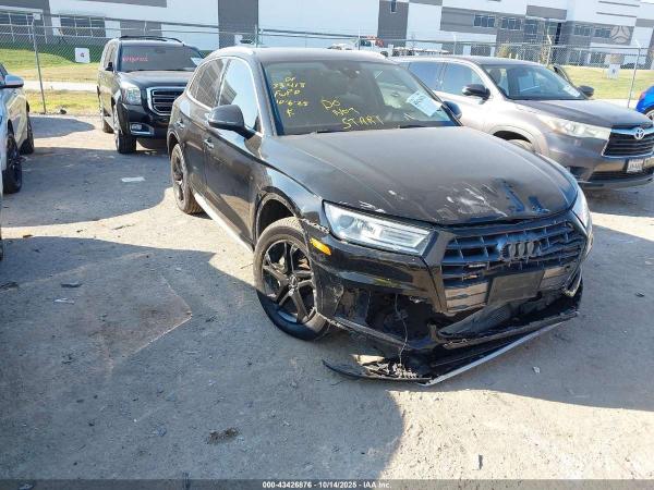 Black Audi Q5 2019 in Vilnius, with an engine capacity of 1.98 L and mileage of 163 thousand km for 13500 €, photo 1 on AUTOMOTO.COM.LV