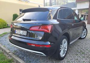 Black Audi Q5 2019 in Druskininkai, with an engine capacity of 1.97 L and mileage of 74 thousand km for 21999 €, photo 8 on AUTOMOTO.COM.LV