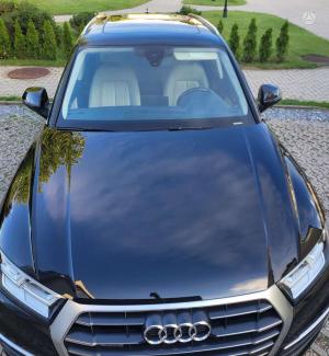 Black Audi Q5 2019 in Druskininkai, with an engine capacity of 1.97 L and mileage of 74 thousand km for 21999 €, photo 14 on AUTOMOTO.COM.LV