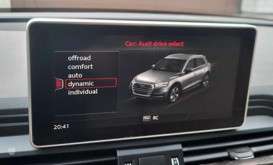 Black Audi Q5 2019 in Druskininkai, with an engine capacity of 1.97 L and mileage of 74 thousand km for 21999 €, photo 32 on AUTOMOTO.COM.LV