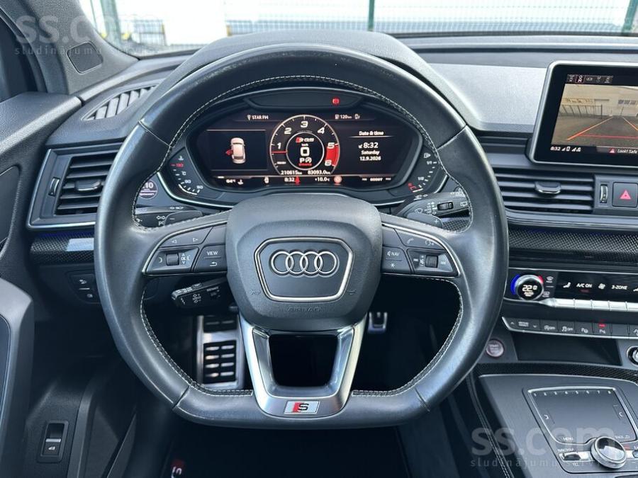 Melns Audi Q5 2019 Tukums, ar dzinēja tilpumu 3.00 L un nobraukumu 210 tūkst. km par 31900 €, foto 16 vietnē AUTOMOTO.COM.LV