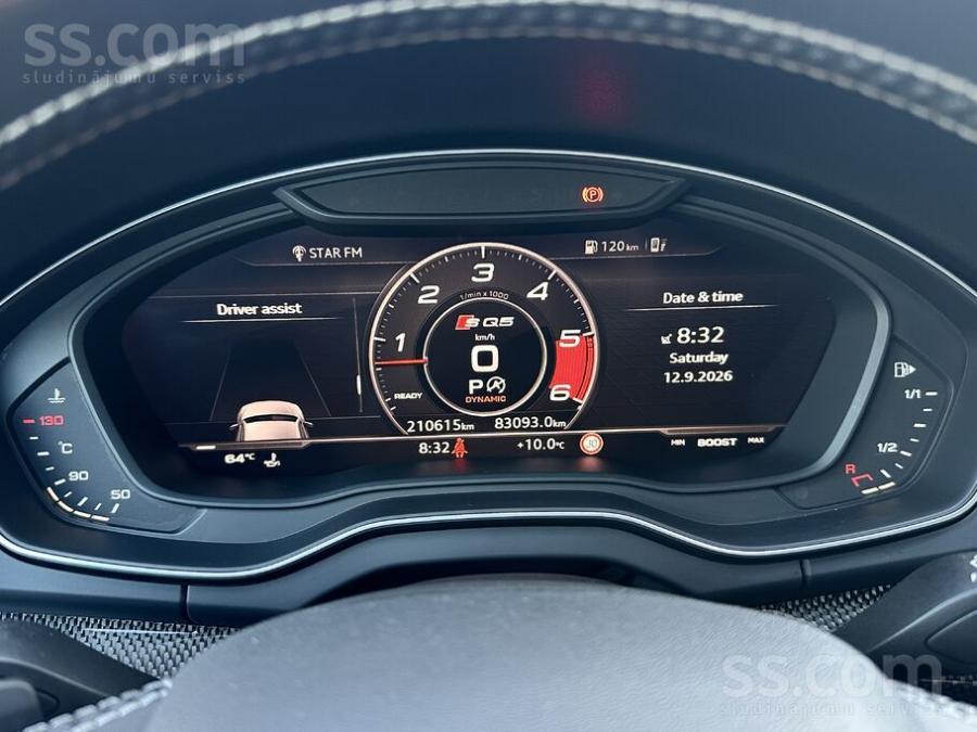Melns Audi Q5 2019 Tukums, ar dzinēja tilpumu 3.00 L un nobraukumu 210 tūkst. km par 31900 €, foto 17 vietnē AUTOMOTO.COM.LV