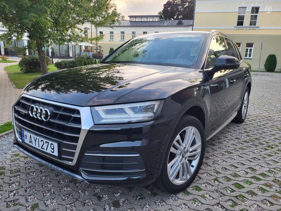 Melns Audi Q5 2019 Druskininkai, ar dzinēja tilpumu 1.97 L un nobraukumu 78 tūkst. km par 21999 €, foto 1 vietnē AUTOMOTO.COM.LV