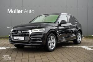 Melns Audi Q5 2020 Viļņa, ar dzinēja tilpumu 2.00 L un nobraukumu 127 tūkst. km par 30700 €, foto  vietnē AUTOMOTO.COM.LV