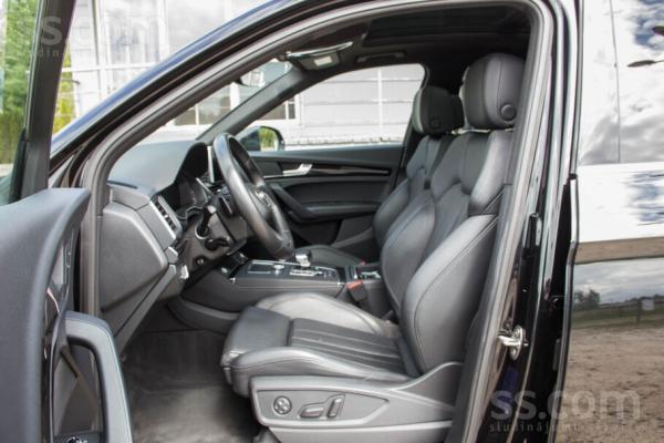 Black Audi Q5 2020 in Tukums, with an engine capacity of 2.00 L and mileage of 199 thousand km for 24500 €, photo 9 on AUTOMOTO.COM.LV