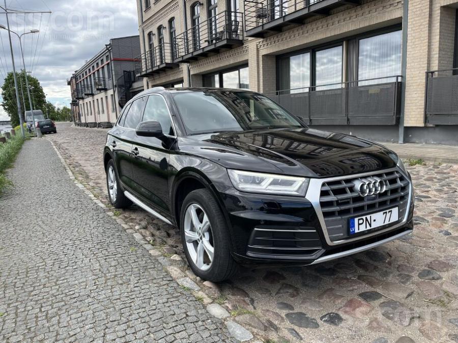 Black Audi Q5 2020 in Riga, with an engine capacity of 2.00 L and mileage of 83 thousand km for 26250 €, photo 4 on AUTOMOTO.COM.LV