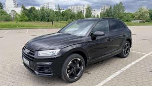 Black Audi Q5 2020 in Vilnius, with an engine capacity of 1.98 L and mileage of 217 thousand km for 22500 €, photo 10 on AUTOMOTO.COM.LV