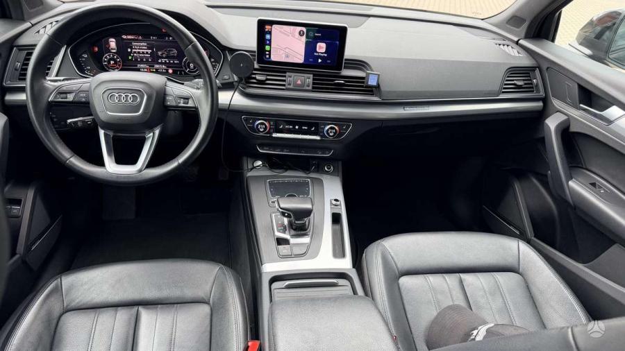 Black Audi Q5 2020 in Vilnius, with an engine capacity of 1.98 L and mileage of 217 thousand km for 22500 €, photo 13 on AUTOMOTO.COM.LV