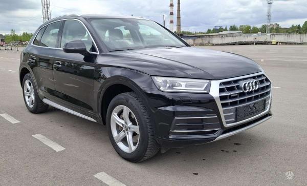 Black Audi Q5 2020 in Panevezys, with an engine capacity of 1.97 L and mileage of 185 thousand km for 18750 €, photo 1 on AUTOMOTO.COM.LV
