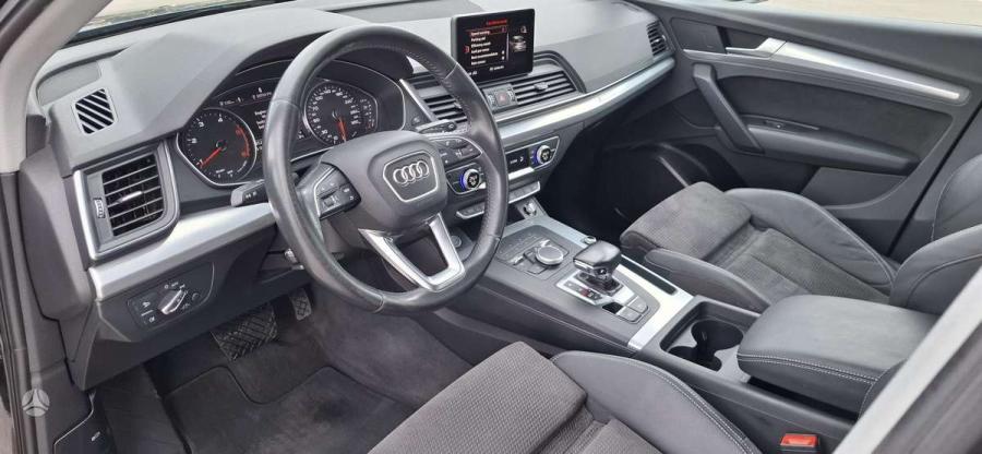 Black Audi Q5 2020 in Panevezys, with an engine capacity of 1.97 L and mileage of 185 thousand km for 18750 €, photo 10 on AUTOMOTO.COM.LV