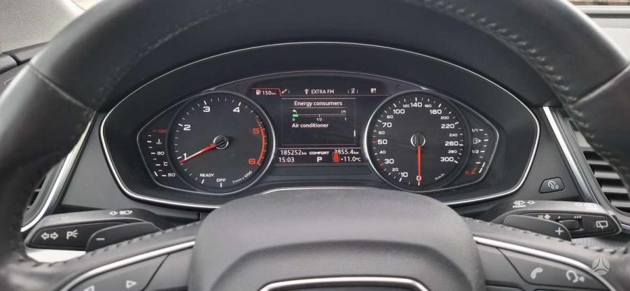 Black Audi Q5 2020 in Panevezys, with an engine capacity of 1.97 L and mileage of 185 thousand km for 18750 €, photo 14 on AUTOMOTO.COM.LV