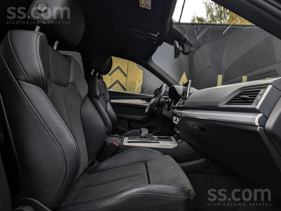 Black Audi Q5 2020 in Tukums, with an engine capacity of 2.00 L and mileage of 157 thousand km for 24990 €, photo 8 on AUTOMOTO.COM.LV