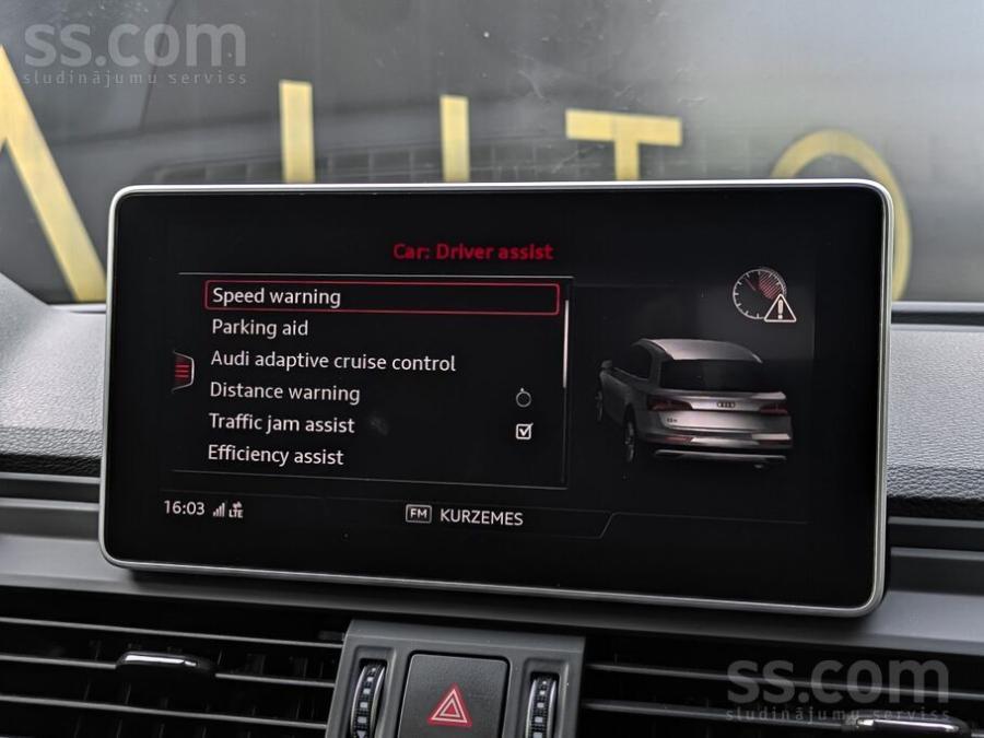 Black Audi Q5 2020 in Tukums, with an engine capacity of 2.00 L and mileage of 157 thousand km for 24990 €, photo 16 on AUTOMOTO.COM.LV