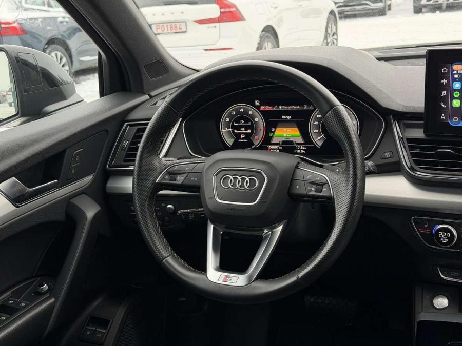 Black Audi Q5 2021 in Siauliai, with an engine capacity of 1.98 L and mileage of 107 thousand km for 36990 €, photo 16 on AUTOMOTO.COM.LV