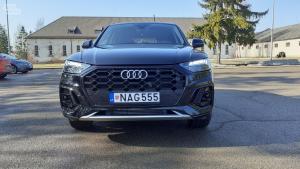 Melns Audi Q5 2021 Telšiai, ar dzinēja tilpumu 2.00 L un nobraukumu 74 tūkst. km par 25900 €, foto  vietnē AUTOMOTO.COM.LV