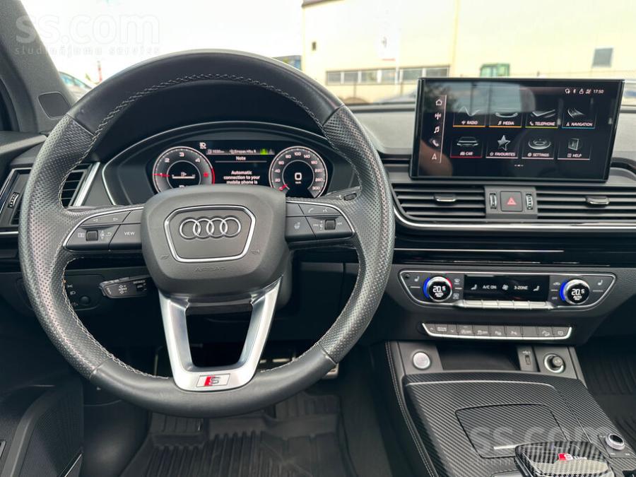 Melns Audi Q5 2021 Liepāja, ar dzinēja tilpumu 2.00 L un nobraukumu 83 tūkst. km par 36200 €, foto 12 vietnē AUTOMOTO.COM.LV