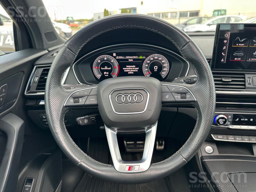 Melns Audi Q5 2021 Liepāja, ar dzinēja tilpumu 2.00 L un nobraukumu 83 tūkst. km par 36200 €, foto 13 vietnē AUTOMOTO.COM.LV