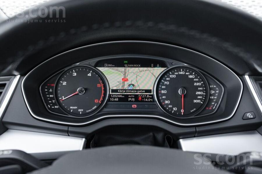 Black Audi Q5 2021 in Riga, with an engine capacity of 2.00 L and mileage of 120 thousand km for 30250 €, photo 13 on AUTOMOTO.COM.LV