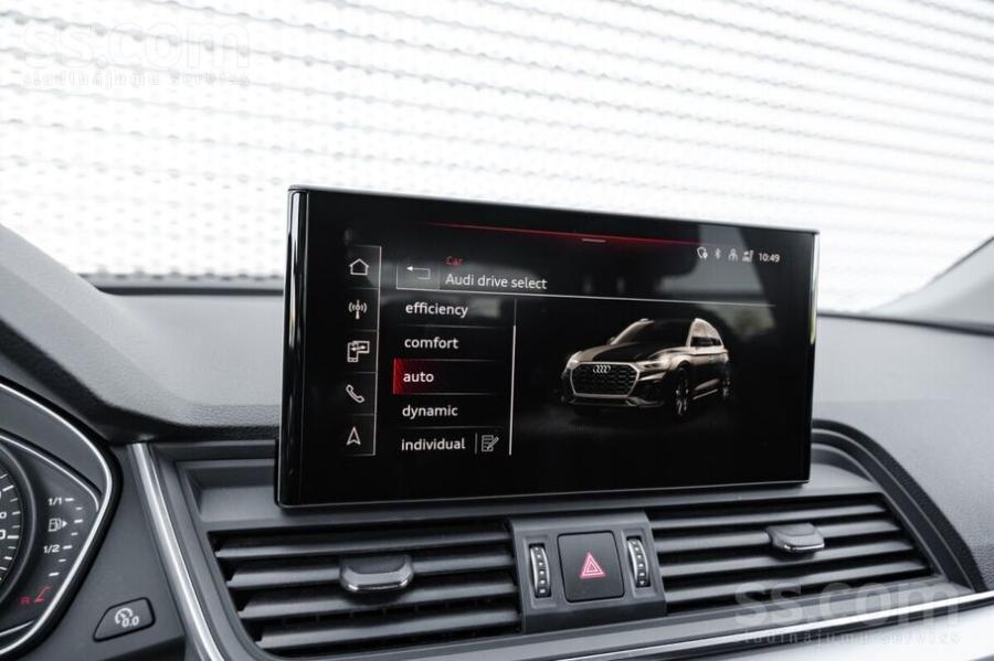 Black Audi Q5 2021 in Riga, with an engine capacity of 2.00 L and mileage of 120 thousand km for 30250 €, photo 17 on AUTOMOTO.COM.LV