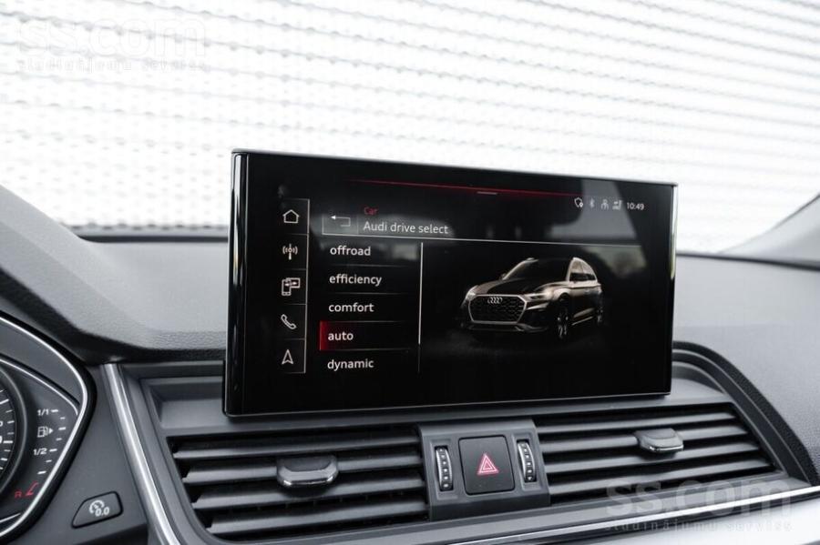 Black Audi Q5 2021 in Riga, with an engine capacity of 2.00 L and mileage of 120 thousand km for 30250 €, photo 18 on AUTOMOTO.COM.LV