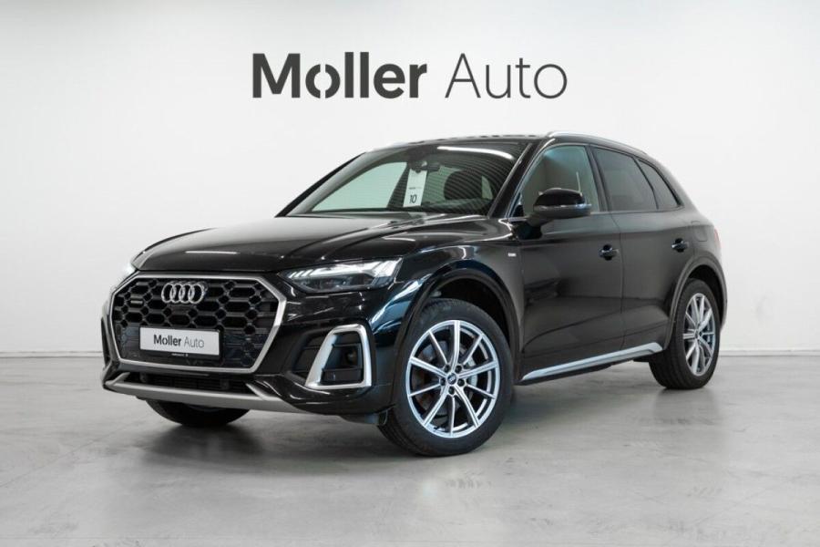 Black Audi Q5 2021 in Vilnius, with an engine capacity of 2.00 L and mileage of 51 thousand km for 34000 €, photo 1 on AUTOMOTO.COM.LV