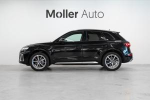 Black Audi Q5 2021 in Vilnius, with an engine capacity of 2.00 L and mileage of 51 thousand km for 34000 €, photo 3 on AUTOMOTO.COM.LV