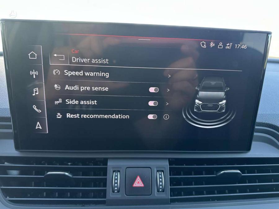Black Audi Q5 2021 in Kaunas, with an engine capacity of 1.98 L and mileage of 89 thousand km for 31000 €, photo 23 on AUTOMOTO.COM.LV