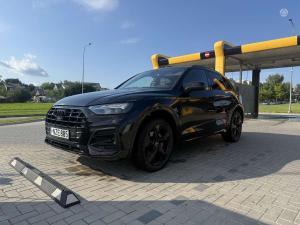 Black Audi Q5 2021 in Plunge, with an engine capacity of 1.98 L and mileage of 61 thousand km for 28999 €, photo  on AUTOMOTO.COM.LV
