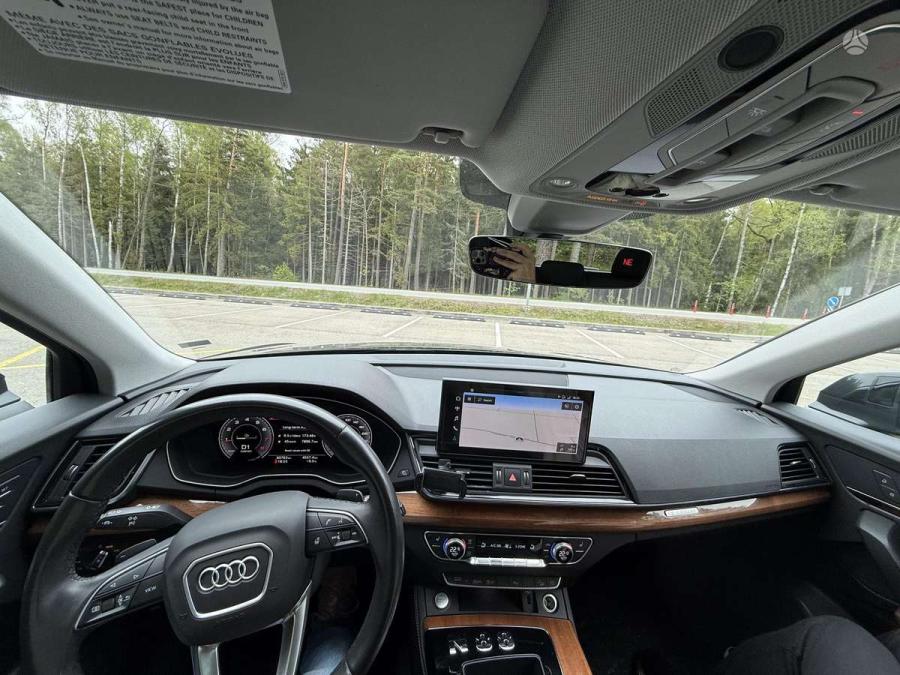 Melns Audi Q5 2021 Klaipėda, ar dzinēja tilpumu 1.98 L un nobraukumu 60 tūkst. km par 29900 €, foto 13 vietnē AUTOMOTO.COM.LV