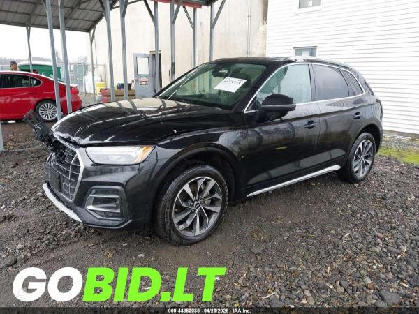 Black Audi Q5 2021 in Siauliai, with an engine capacity of 1.98 L and mileage of 96 thousand km for 19800 €, photo 2 on AUTOMOTO.COM.LV