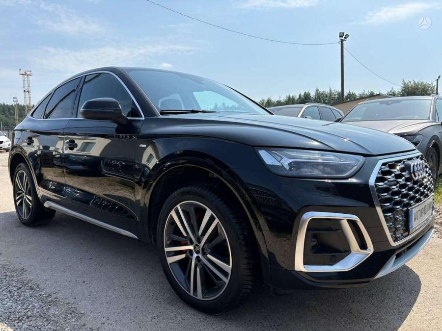 Black Audi Q5 2021 in Vilnius, with an engine capacity of 1.97 L and mileage of 195 thousand km for 25600 €, photo 5 on AUTOMOTO.COM.LV