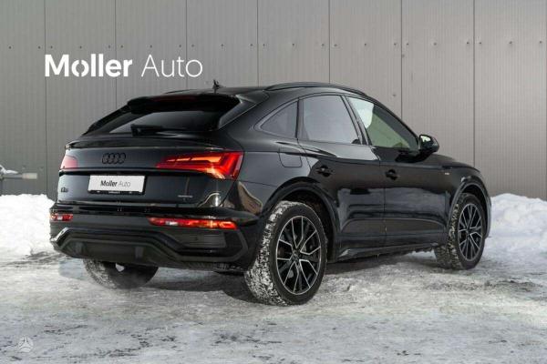 Melns Audi Q5 2022 Viļņa, ar dzinēja tilpumu 2.00 L un nobraukumu 64 tūkst. km par 39500 €, foto 6 vietnē AUTOMOTO.COM.LV