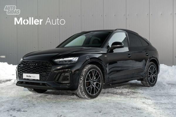 Melns Audi Q5 2022 Viļņa, ar dzinēja tilpumu 2.00 L un nobraukumu 64 tūkst. km par 39500 €, foto 1 vietnē AUTOMOTO.COM.LV