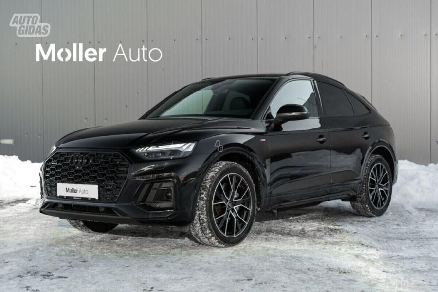 Melns Audi Q5 2022 Viļņa, ar dzinēja tilpumu 2.00 L un nobraukumu 64 tūkst. km par 39500 €, foto 1 vietnē AUTOMOTO.COM.LV