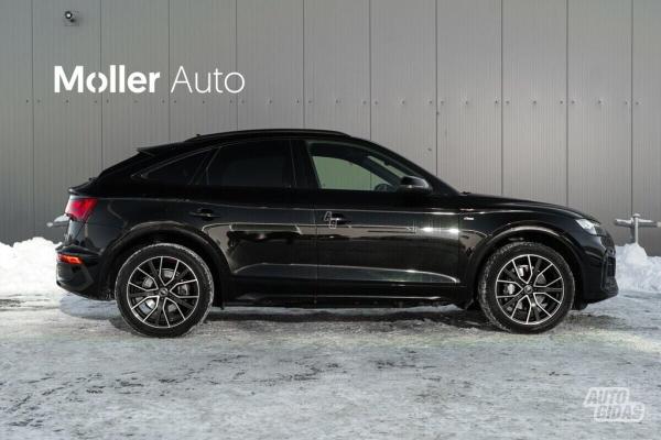 Melns Audi Q5 2022 Viļņa, ar dzinēja tilpumu 2.00 L un nobraukumu 64 tūkst. km par 39500 €, foto 7 vietnē AUTOMOTO.COM.LV