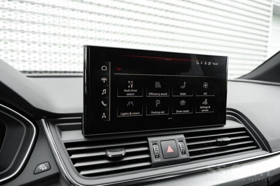Black Audi Q5 2022 in Riga, with an engine capacity of 2.00 L and mileage of 135 thousand km for 33250 €, photo 20 on AUTOMOTO.COM.LV